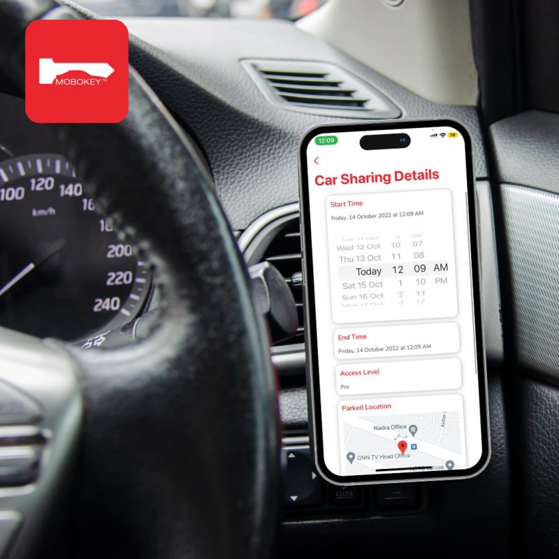 Peer-to-peer car sharing using MoboKey - MoboKey