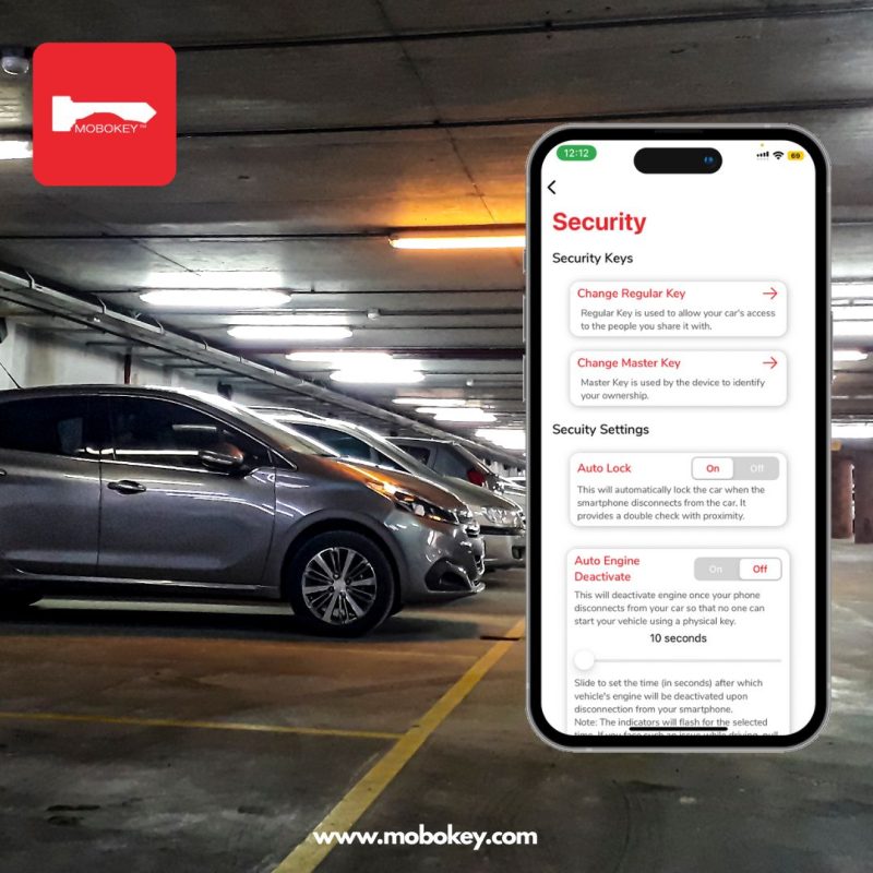 Enable high end Car security with MoboKey devices